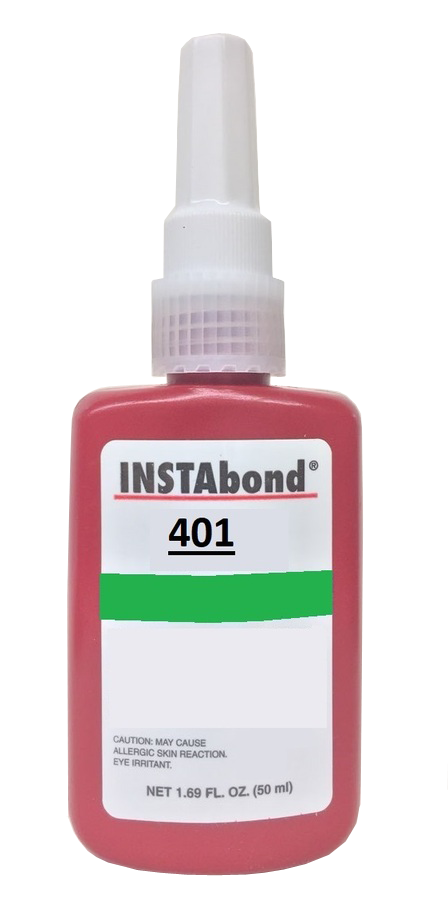 Threadlocker Sealant Grade AA 50 ML Green Colour Mil-S-22473 INSTAbond 401